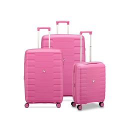 Roncato Skyline 2.0 4 Rollen Kofferset 3-teilig mit Dehnfalte in cyber pink | Gr.: onesize