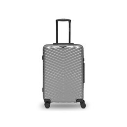 Redolz Essentials 18 4 Rollen Trolley 66 cm mit Dehnfalte in Metallic-Silver Shiny | Gr.: onesize