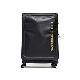 Mandarina Duck Eco Coated 4 Rollen Trolley XL 83 cm mit Dehnfalte in black | Gr.: onesize