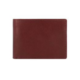 Leonhard Heyden Cambridge Geldb&ouml;rse Leder 10 cm in rotbraun | Gr.: onesize