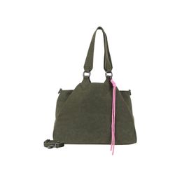 Fritzi aus Preussen Fritzi aus Preu&szlig;en Maia Suede Jacky Shopper Tasche 40 cm in dark olive | Gr.: onesize