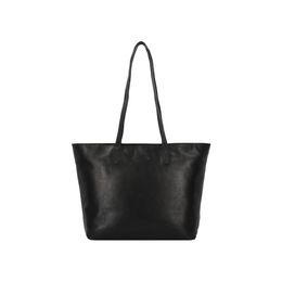 Green Burry Greenburry Pure Black Shopper Tasche Leder 35 cm Laptopfach in black | Gr.: onesize