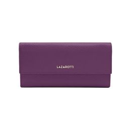 Lazarotti Bologna Leather Geldb&ouml;rse Leder 19 cm in purple | Gr.: onesize