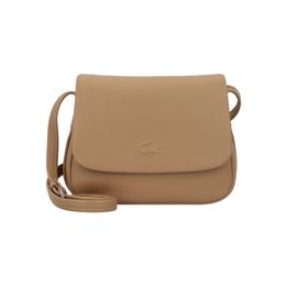 Lacoste City Court Umh&auml;ngetasche Leder 22 cm in warm beige | Gr.: onesize