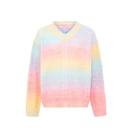 Swirly Damen Sweater in REGENBOGEN MEHRFARBIG | Gr.: XS/S