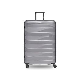Bergpfeil Travel 4-Rollen Trolley L 75 cm mit Dehnfalte in arctic silver metallic | Gr.: onesize