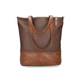 Zwei Schultertasche "J145" in Braun/ Hellbraun - (B)37 x (H)36 x (T)15 cm | Gr.: onesize