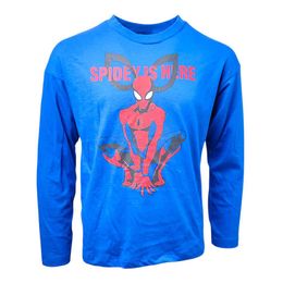 Spiderman Langarmshirt Spider-Man in Blau | Gr.: 98