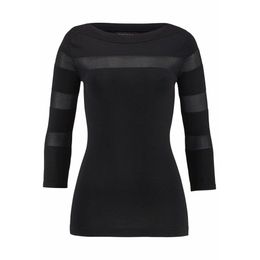 Melrose 3/4 Arm-Pullover in schwarz | Gr.: 38