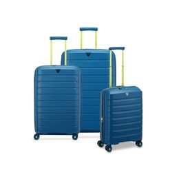 Roncato B-Flying Move 4 Rollen Kofferset 3-teilig mit Dehnfalte in blu laguna | Gr.: onesize