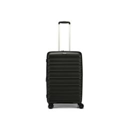 d&n D&N Travel Line 4700 4 Rollen Trolley 68 cm mit Dehnfalte in black | Gr.: onesize