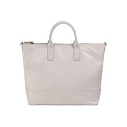 DuDu Halmahera Shopper Tasche Leder 40 cm in pearl grey | Gr.: onesize