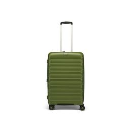 d&n D&N Travel Line 4700 4 Rollen Trolley 68 cm mit Dehnfalte in olive green | Gr.: onesize