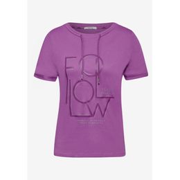 Cecil T-Shirt in iced violet | Gr.: L