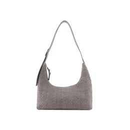 FREDsBRUDER FREDs BRUDER Weave Harmony Schultertasche Leder 18.5 cm in cool grey | Gr.: onesize