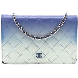 Chanel Hobo Bags - Ombre Lambskin Degrade Wallet On Chain - Gr. unisize - in Blau - f&uuml;r Damen