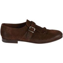 Church's Church's Low-Top Sneaker - Shanghai Laser Monk Strap Buckled Shoes Brown - Gr. UK_9_5 - in Braun - f&uuml;r Damen