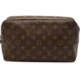 Louis Vuitton Clutches - Monogram Trousse Toilette 28 - Gr. unisize - in Braun - f&uuml;r Damen