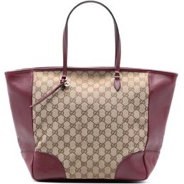 Gucci Shopper - GG Canvas Bree Tote - Gr. unisize - in Braun - f&uuml;r Damen