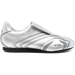 Adidas Low-Top Sneaker - Taekwondo F50 W Silvmt/cblack/silvmt - Gr. US_6_5 - in Schwarz - f&uuml;r Damen