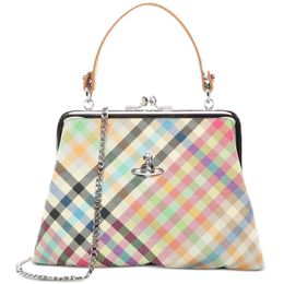 Vivienne Westwood Crossbody Bags - Granny Frame Purse Heather Plaid - Gr. unisize - in Bunt - f&uuml;r Damen