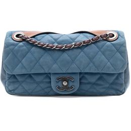 Chanel Hobo Bags - Medium Iridescent Calfskin In The Mix Flap - Gr. unisize - in Blau - f&uuml;r Damen