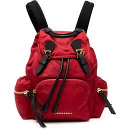 Burberry Rucks&auml;cke - Medium Nylon Runway Backpack - Gr. unisize - in Rot - f&uuml;r Damen
