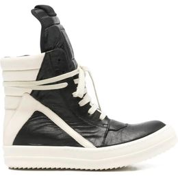 Rick Owens Low-Top Sneaker - Geobasket Black/milk/milk - Gr. 37,5 (EU) - in Schwarz - f&uuml;r Damen