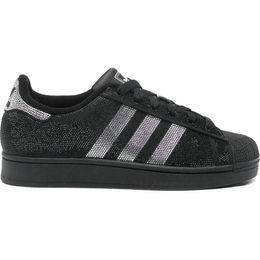 Adidas Low-Top Sneaker - Superstar Ii W Cblack/silvmt/owhite - Gr. US_7_5 - in Wei&szlig; - f&uuml;r Damen