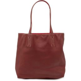 Herm&egrave;s Herm&egrave;s Shopper - Veau Sikkim Double Sens 28 - Gr. unisize - in Rot - f&uuml;r Damen