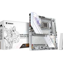 Gigabyte Mainboard "X870 AORUS TACHYON ICE Mainboard &ndash; Unterst&uuml;tzt AMD Ryzen 9000 CPUs, di", ohne farbbezeichnung, B:33,1cm H:9,8cm T:37,5cm, Mainboards
