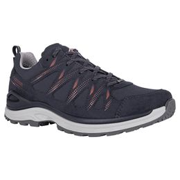 Wanderschuh Lowa "INNOX EVO II GTX WS", Damen, Gr. 40, blau (navy, rotholz), Synthetik, Textil, Schuhe Wanderschuh, wasserdicht, winddicht,atmungsaktiv dank GORE-TEX Membrane