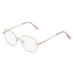 Fielmann BD 512 FA Brille Damen | Fassung: Vollrand, Quadratisch, Gold Rose