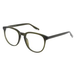 Tom Tailor 673006 Brille Unisex | Fassung: Vollrand, Panto, Olive Transparent