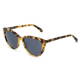 Botaniq 7004 | Herren-Sonnenbrille | Fassung: Vollrand, Butterfly, Acetat, Gelb Havanna | Glasfarbe: Grau