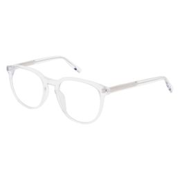 Tom Tailor 673006 Brille Unisex | Fassung: Vollrand, Panto, Grau Transparent