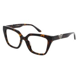 Emporio Armani 0EA3267U Brille Damen | Fassung: Vollrand, Cat Eye, Havanna Gl&auml;nzend