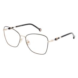 Carolina Herrera HER 0305 Brille Unisex | Fassung: Vollrand, Butterfly, Schwarz Gold