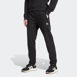 Sporthose adidas originals "ESS PT", Herren, Gr. S, N-Gr, schwarz, Obermaterial: 70% Baumwolle, 30% Polyester, Hosen Sporthose, schmale Passform, mit flauschiger Innenseite, mit Rippb&uuml;ndchen, Topseller