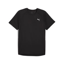 Laufshirt Puma "M RUN VELOCITY TEE (POLY)", Herren, Gr. L, schwarz (Puma schwarz), Web, Obermaterial: 100% Polyester, regular fit normal, Rundhals, Shirts Laufshirt, ergonomische Schnittf&uuml;hrung, DryCELL Technologie, Flatlock-N&auml;hte