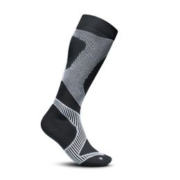 Bauerfeind Damen Sportsocken "RUN PERFORMANCE COMPRESSION SOCKS", Gr. 42schwarz, l, Obermaterial: 77% Polyamid, 18% Polypropylen, 5% Elasthan,