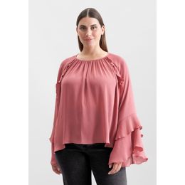 Seidensticker Damen Schlupfbluse "Schwarze Rose"blush, Gr. 52, unifarben, 100% Polyester, Blusen, 1/1 Uni