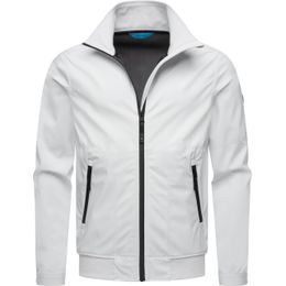 Outdoorjacke Ragwear "Collwie", Herren, Gr. XL (54), wei&szlig;, Obermaterial: 100% Polyester. Futter: 100% Polyester, gerade h&uuml;ftbedeckend, hoch geschlossener Ausschnitt, &Auml;rmel ohne &Auml;rmelschlitz B&uuml;ndchen mit Gummizug, Jacken Outdoorjacke, wasserdichte Herren &Uuml;bergangsjacke mit hohem Kragen