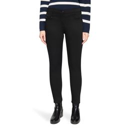 Stoffhose Betty Barclay "Damen Slim Fit", Damen, Gr. 42, Normalgr&ouml;&szlig;en, schwarz, Obermaterial: 64% Baumwolle, 33% Polyester, 3% Elasthan, slim fit 7/8-L&auml;nge, Hosen Stoffhose, Passenabtrennung