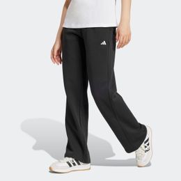 Sporthose adidas Sportswear "W SL FC PT", Damen, Gr. XL, N-Gr, schwarz-wei&szlig; (schwarz, wei&szlig;), Obermaterial: 70% Baumwolle, 30% Polyester, Hosen Sporthose, Locker geschnitten, mittelhoher Bund