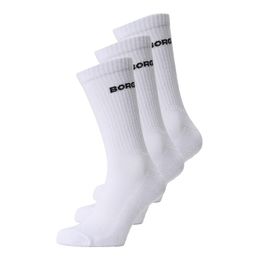 Bj&ouml;rn Borg BJ&Ouml;RN BORG Socken 'ESSENTIAL' Herren Gr&ouml;&szlig;e 43/46 schwarz / wei&szlig;