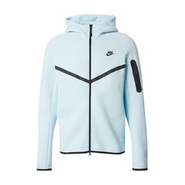 Nike Sportswear Sweatjacke 'Tech Fleece' Herren Gr&ouml;&szlig;e XS hellblau / schwarz