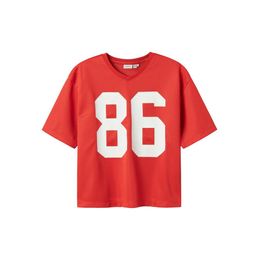 name it T-Shirt 'NKMFerd' Jungen Gr&ouml;&szlig;e 146/152 rot / wei&szlig;