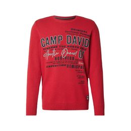 CAMP DAVID Sweater male Red size 4XL