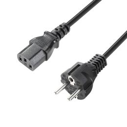 AH Cable 4 STAR PKD 0500 - Netzkabel - Adam Hall IEC C13 x CEE 7/7 - 5 m